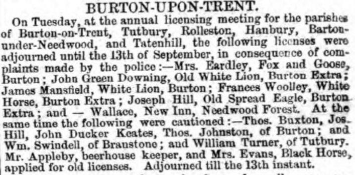 Chorley's Inns and Taverns: Burton Bridge Inn & Brewery