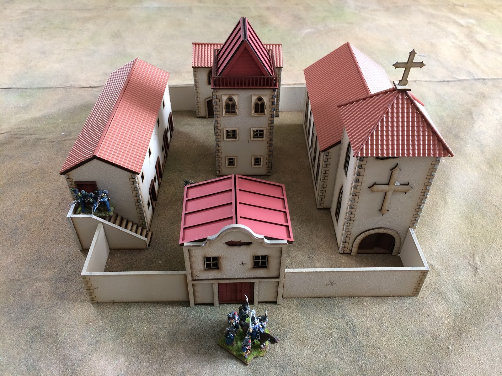 Empires At War Blog: 28mm Spanish monastery buildings