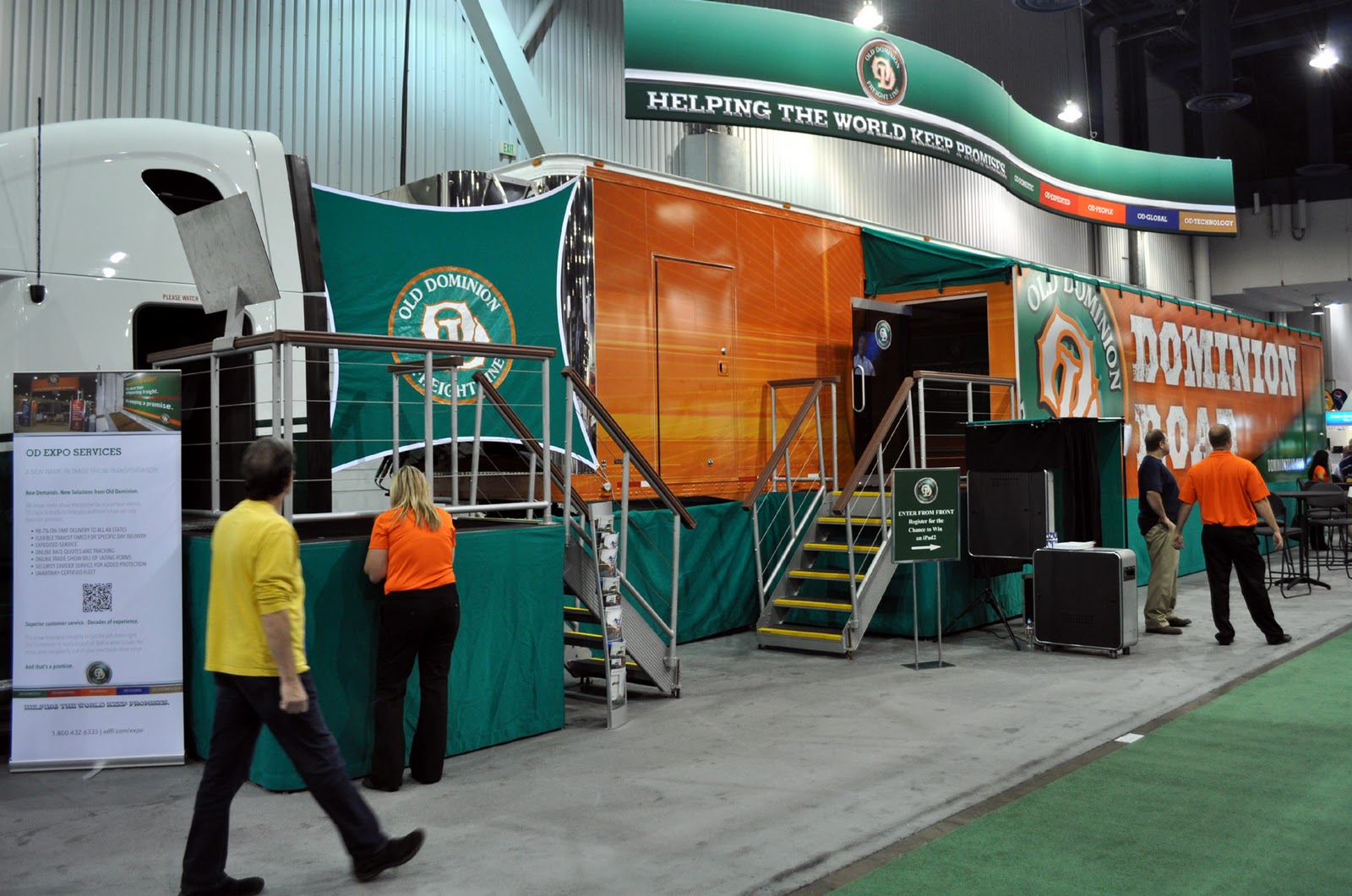 Just A Car Guy: Old Dominion Freight Line has a rolling museum in a ...