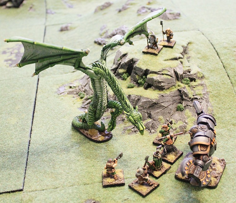 Alternative Armies: VNT33 The Wyvern Kildane huge 28mm Monster released!
