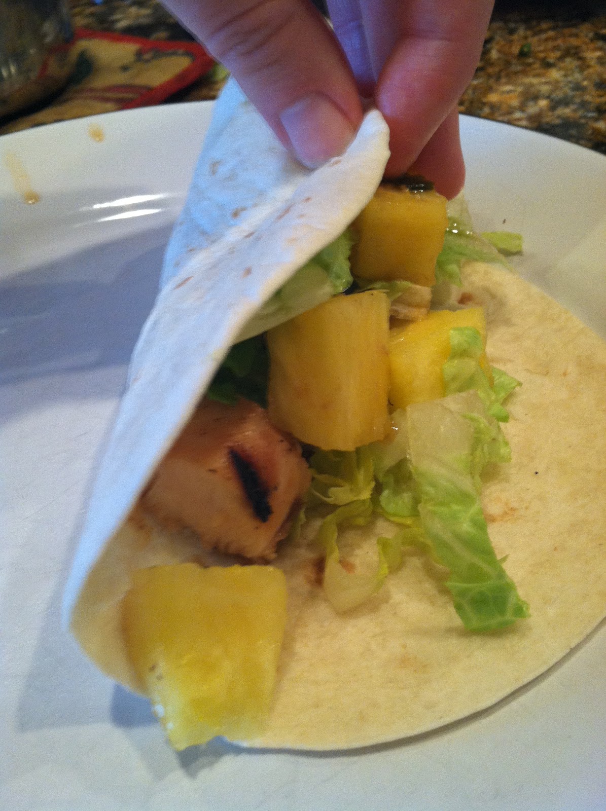 Kelsea's Kitchen: Teriyaki Chicken Island Tacos
