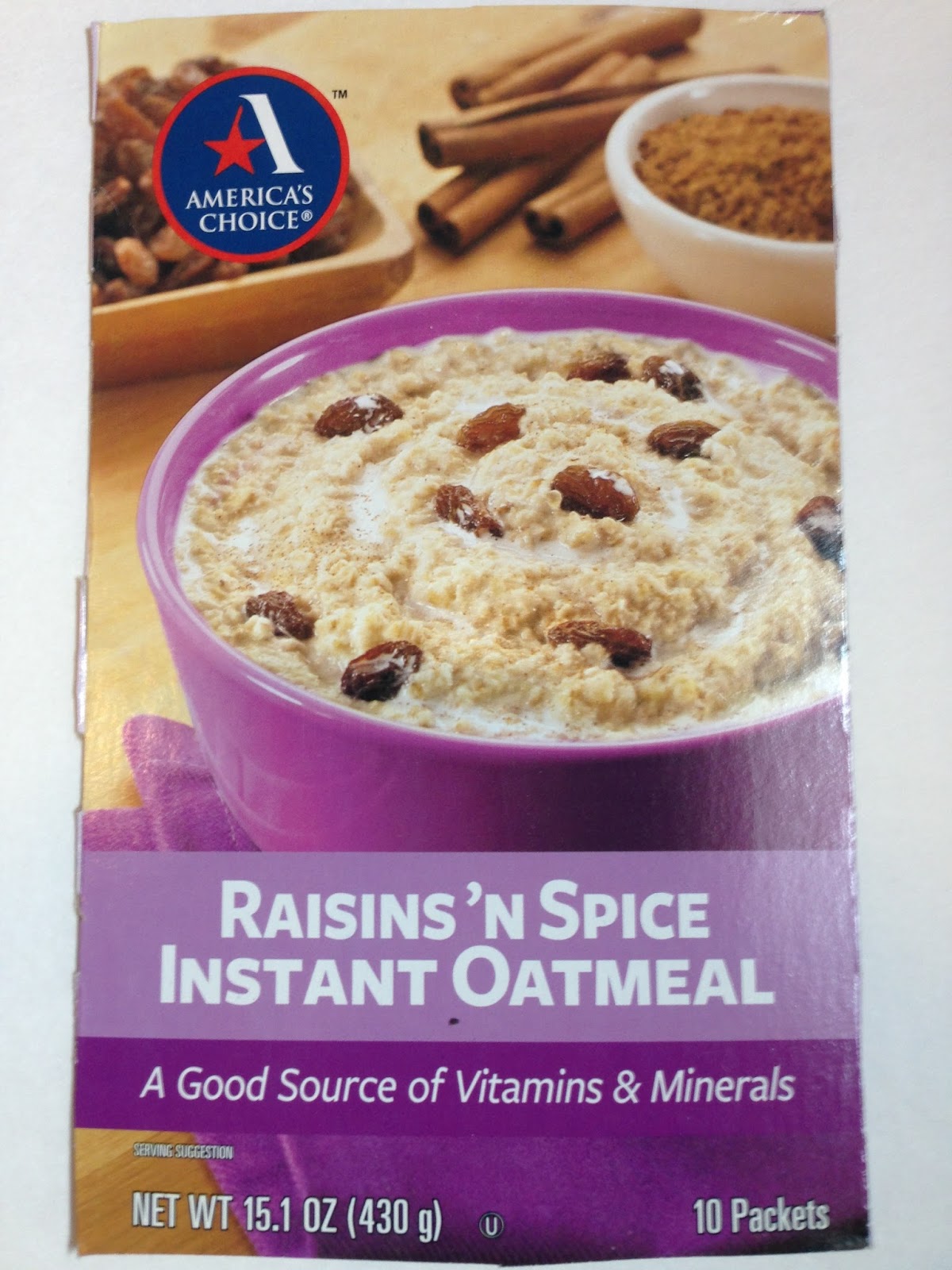 Memorabilia: America's Choice Oatmeal