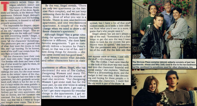 Melrose Place-Set Decorator