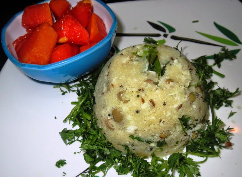 ಅಡಿಗೆ - Adige: Avare Kalu ( ಅವರೆ ಕಾಳು ) Uppittu ( Avare Upma).