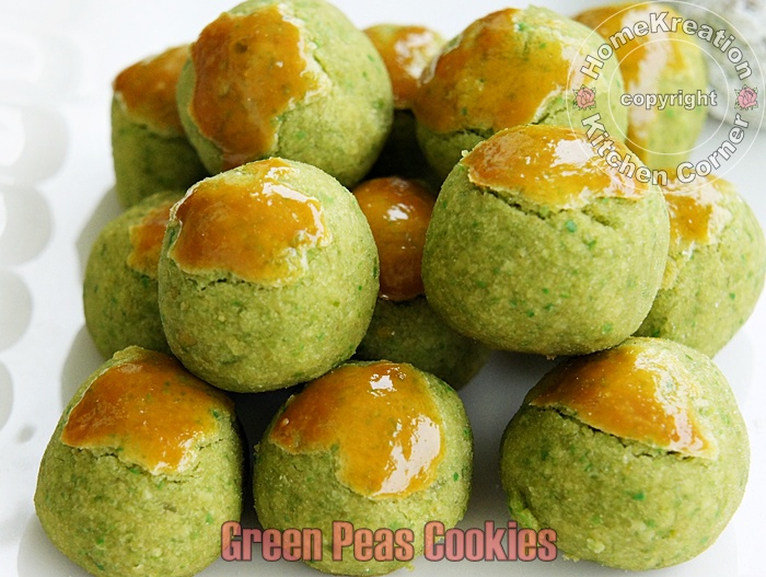 HomeKreation - Kitchen Corner: Green Peas Cookies II (Biskut Kacang ...