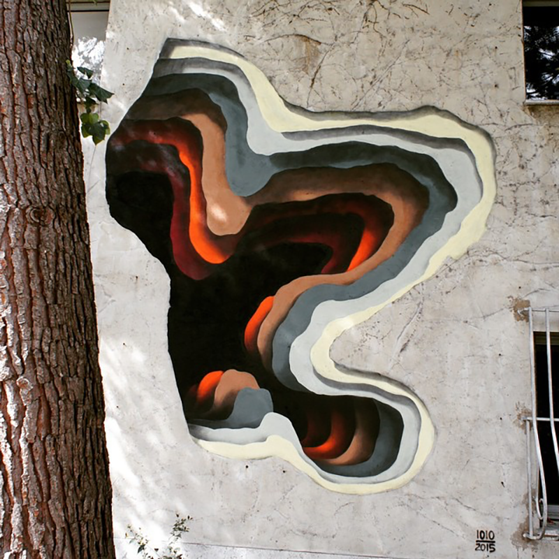 1010 paints a new street piece in Marseille, France – StreetArtNews