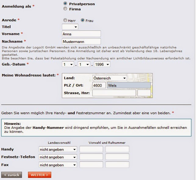Die lästige Nachbarin: Woher bekommt man eine deutsche Lieferadresse?