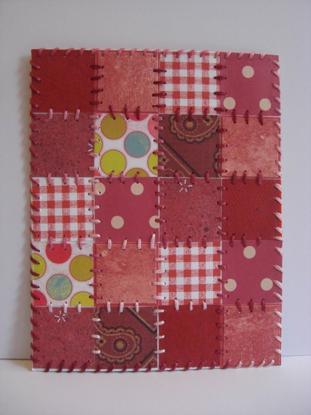 Melissa T.: Patchwork Quilt Style Cards (using Scraps!)