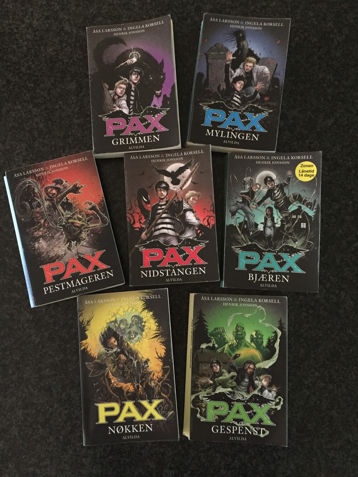 Forestilling om paradis: Åsa Larsson; Pax 1-7