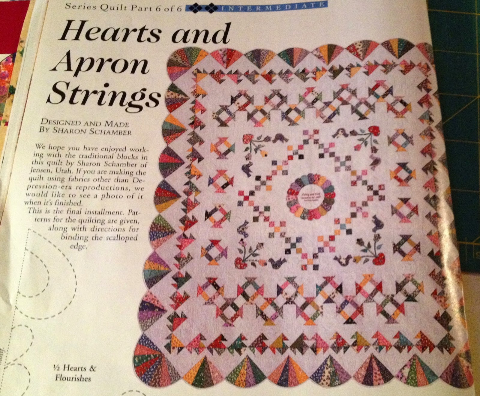 Small Quilts and Doll Quilts: Hearts and Apron Strings, A Re-Do