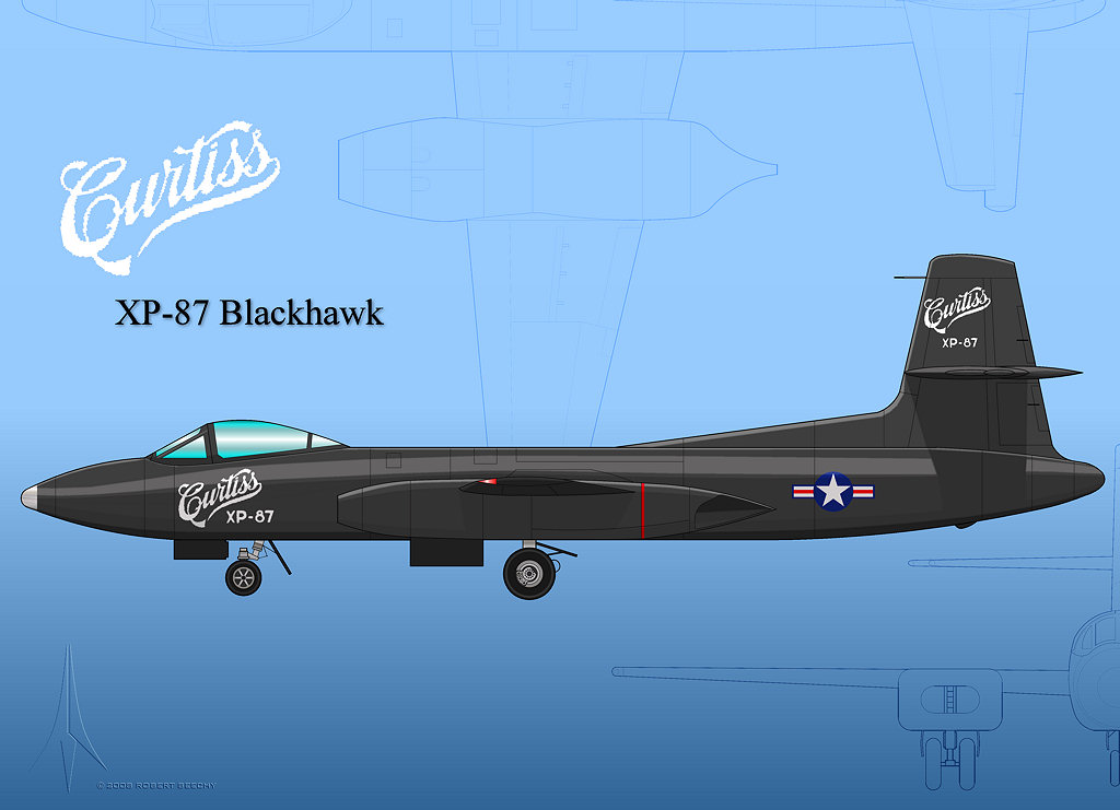 SNAFU!: Blast from the past...Curtiss-Wright XF-87 Blackhawk