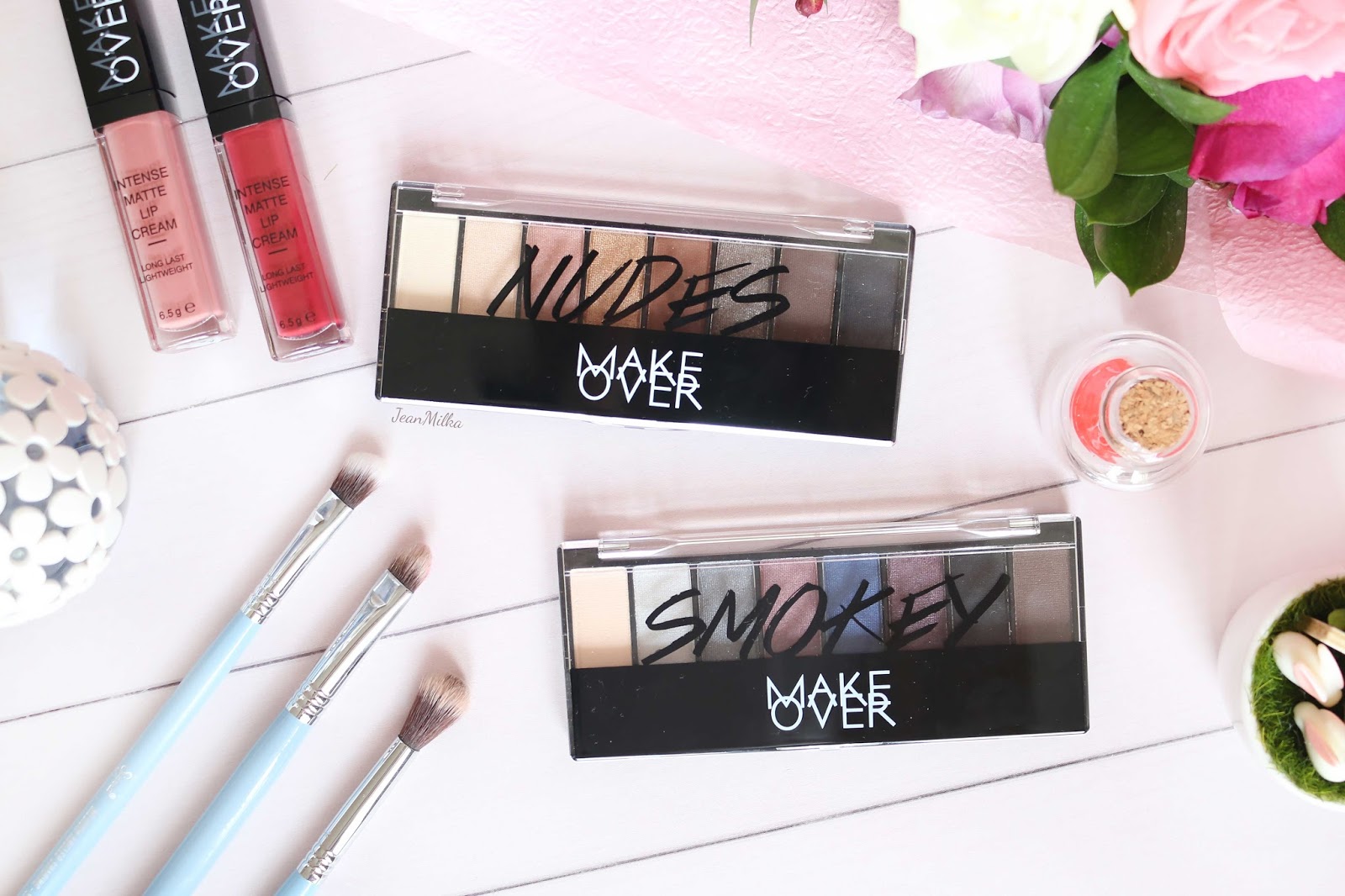 Make Over Eyecentric Palette Nudes & Smokey | Review & Swatches | Jean ...