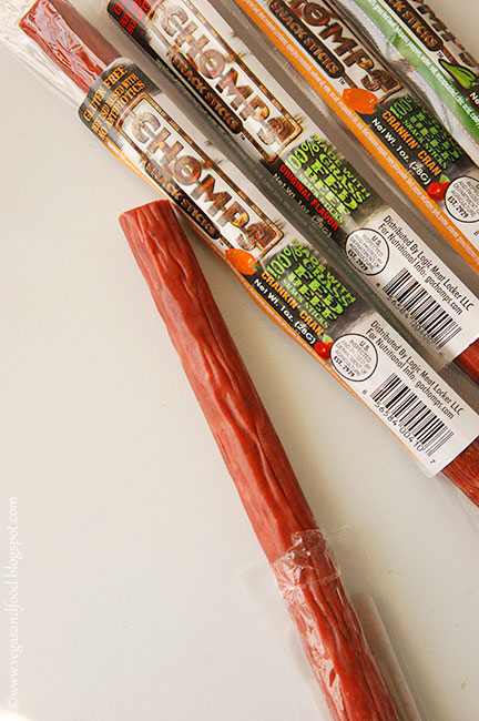 Gluten free Chomp Snack Sticks - Vegas and Food
