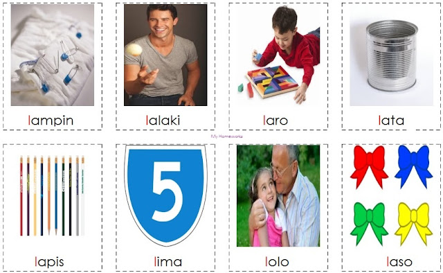 My Homeworks: MGA SALITANG NAGSISIMULA SA LETRANG "Ll" (may larawan)