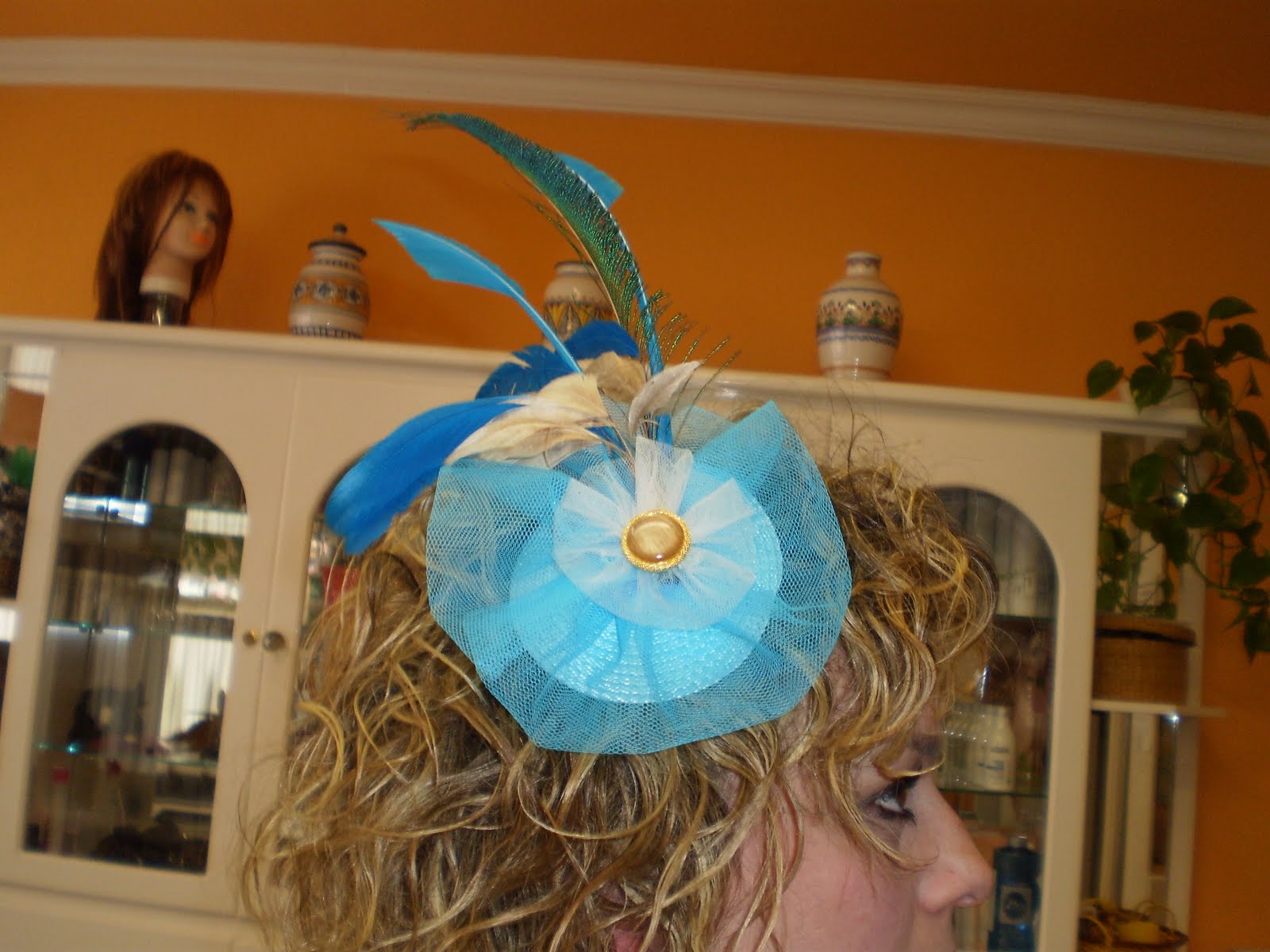 Cris & Cris: Tocado en turquesa