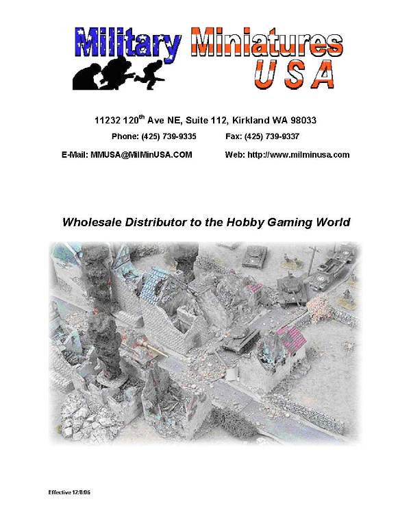 Starfleet Wars: Military Miniatures USA Catalog 2006 - Galactic Knights