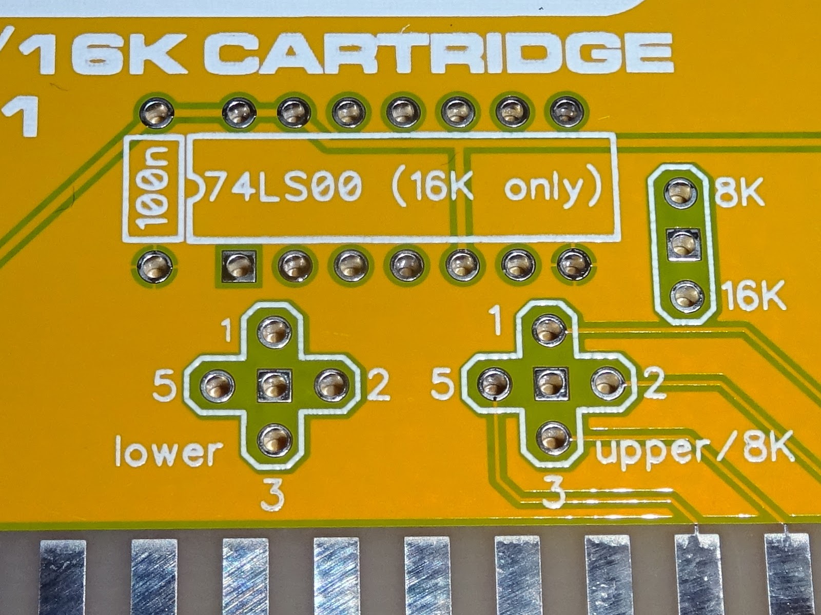 Tynemouth Software: 8K or 16K ROM Cartridge PCBs for Commodore VIC20