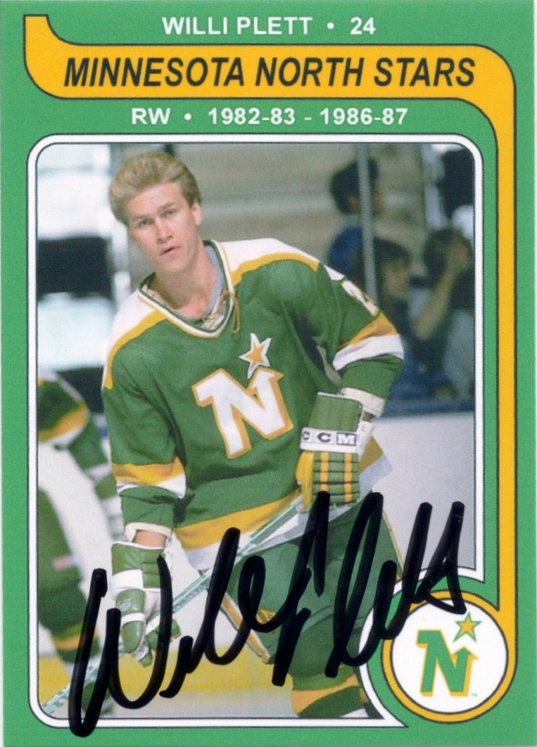 Minnesota Sports Autograph Project: WILLI PLETT