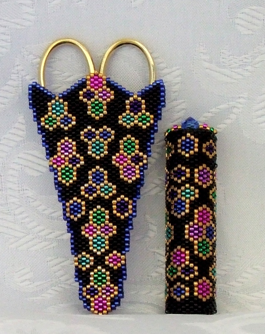 Beading Belle's: Beaded Case for Scissors and Needles