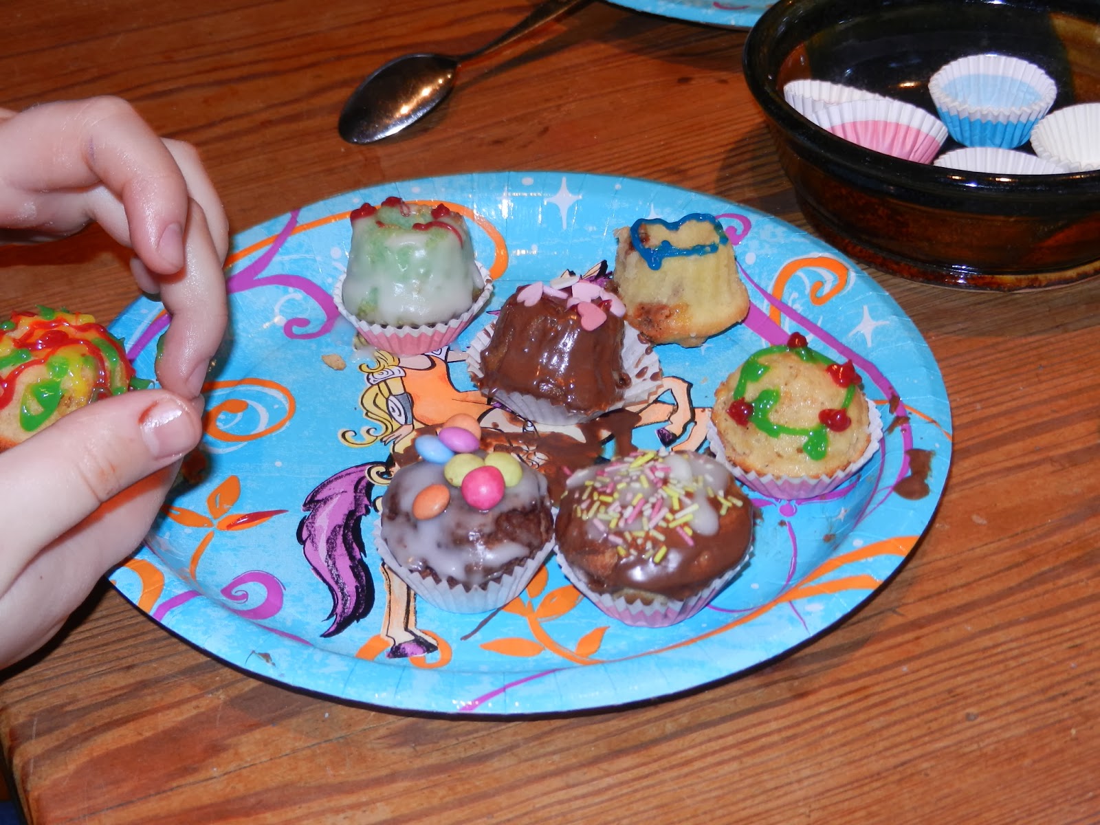 Fanny's Bandennotizen: Mini-Muffin-Party. Viel Spaß am Kindergeburtstag.