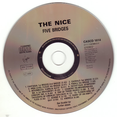 Las Galletas de Maria: The Nice - Five Bridges (1970 UK)