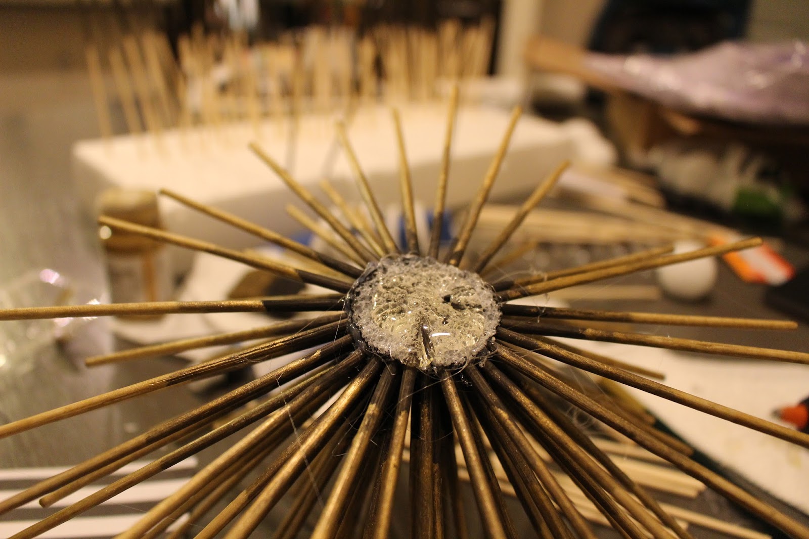 Creating Lovelinesst: DIY Gold Sea Urchins...