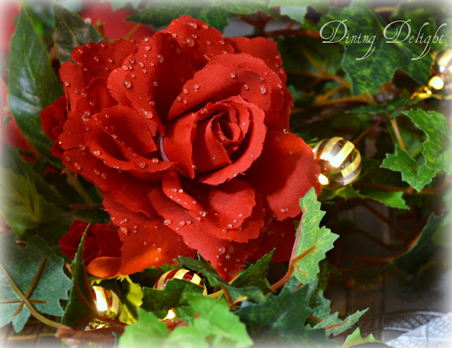 Dining Delight: Romantic Fireside Valentine Tablescape