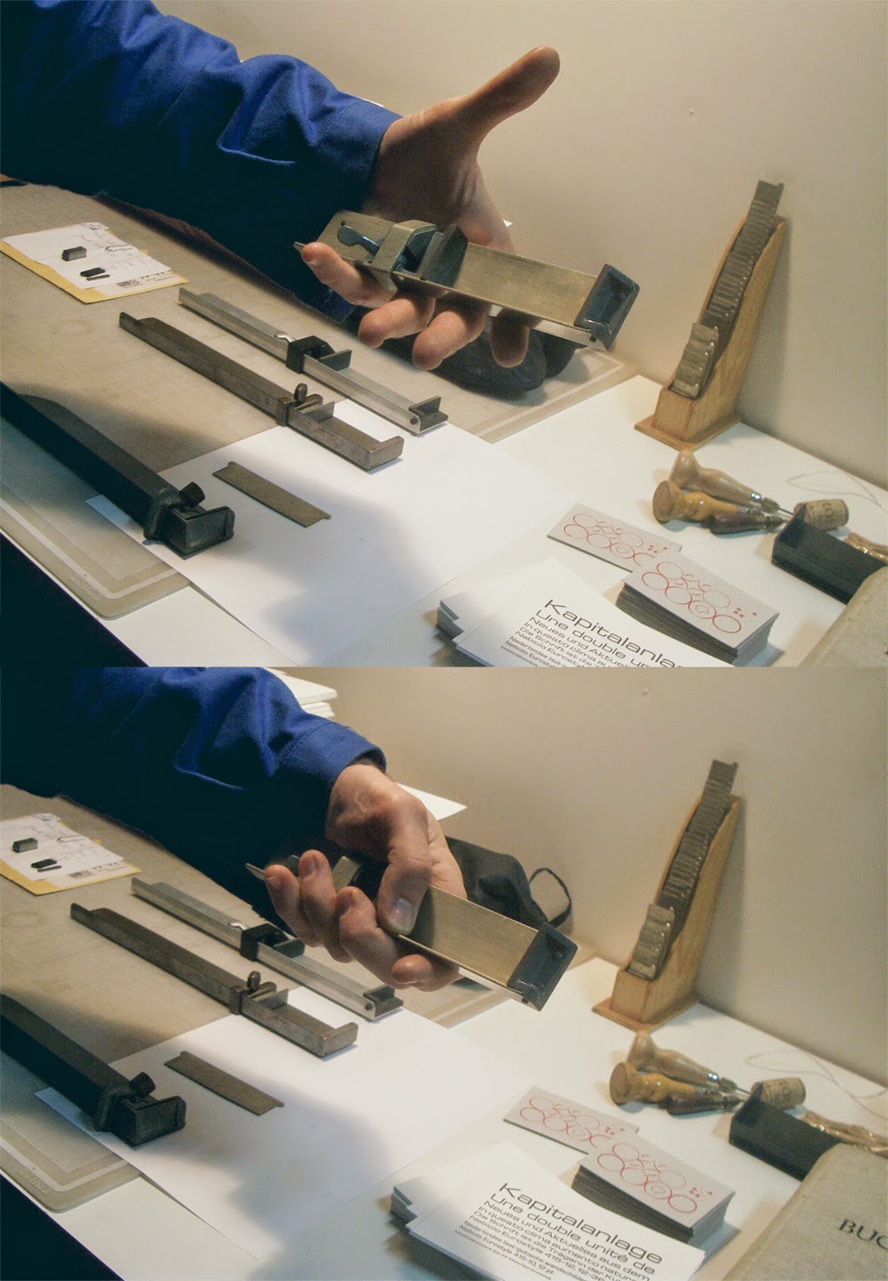 Pirouette Press: Letterpress Basics: Composure On A Stick