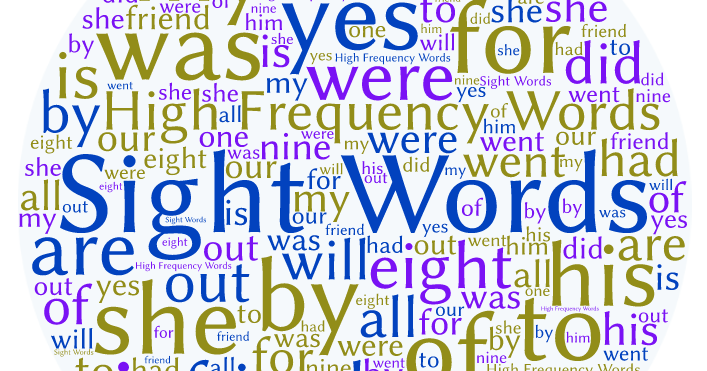 Sight Words/High Frequency Words | TJ Homeschooling