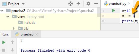 Augmented assigment operators - American Python
