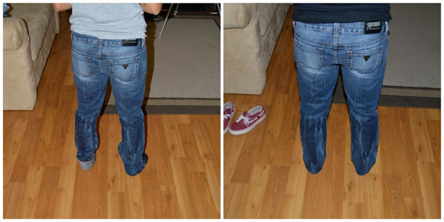 Here are some before and after views of one of the pairs.