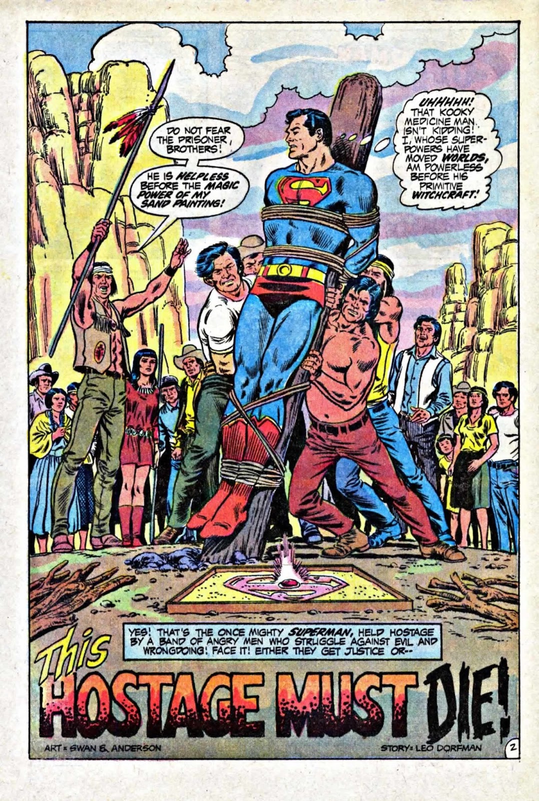 Diversions Of The Groovy Kind Making A Splash Curt Swans Groovy Superman