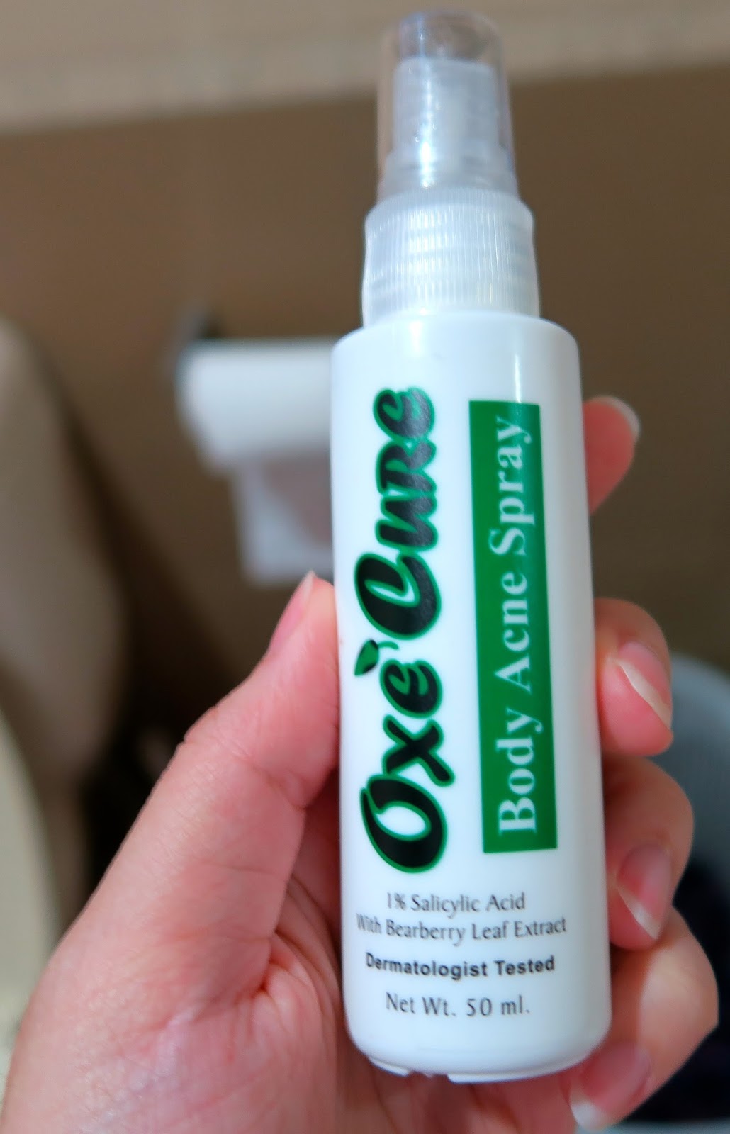 Sisters Who Love Beauty...: REVIEW: Oxe Cure Body Acne Spray