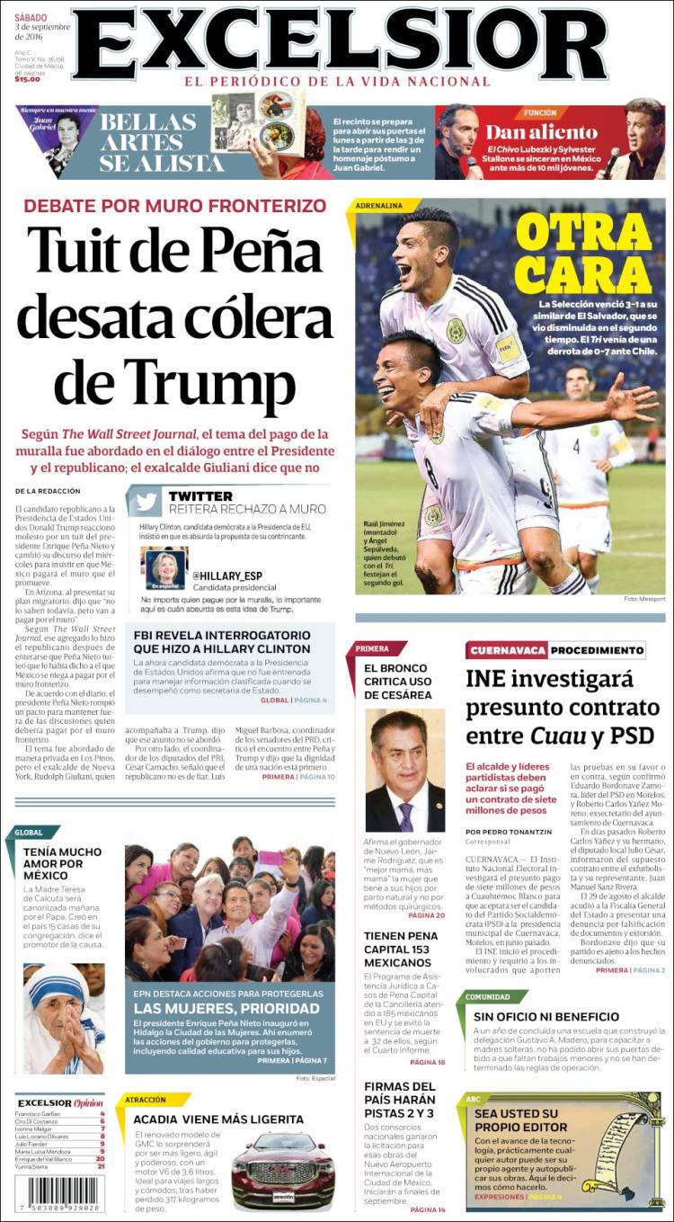 JPERIÒDICO El periòdico global 3 de Septiembre