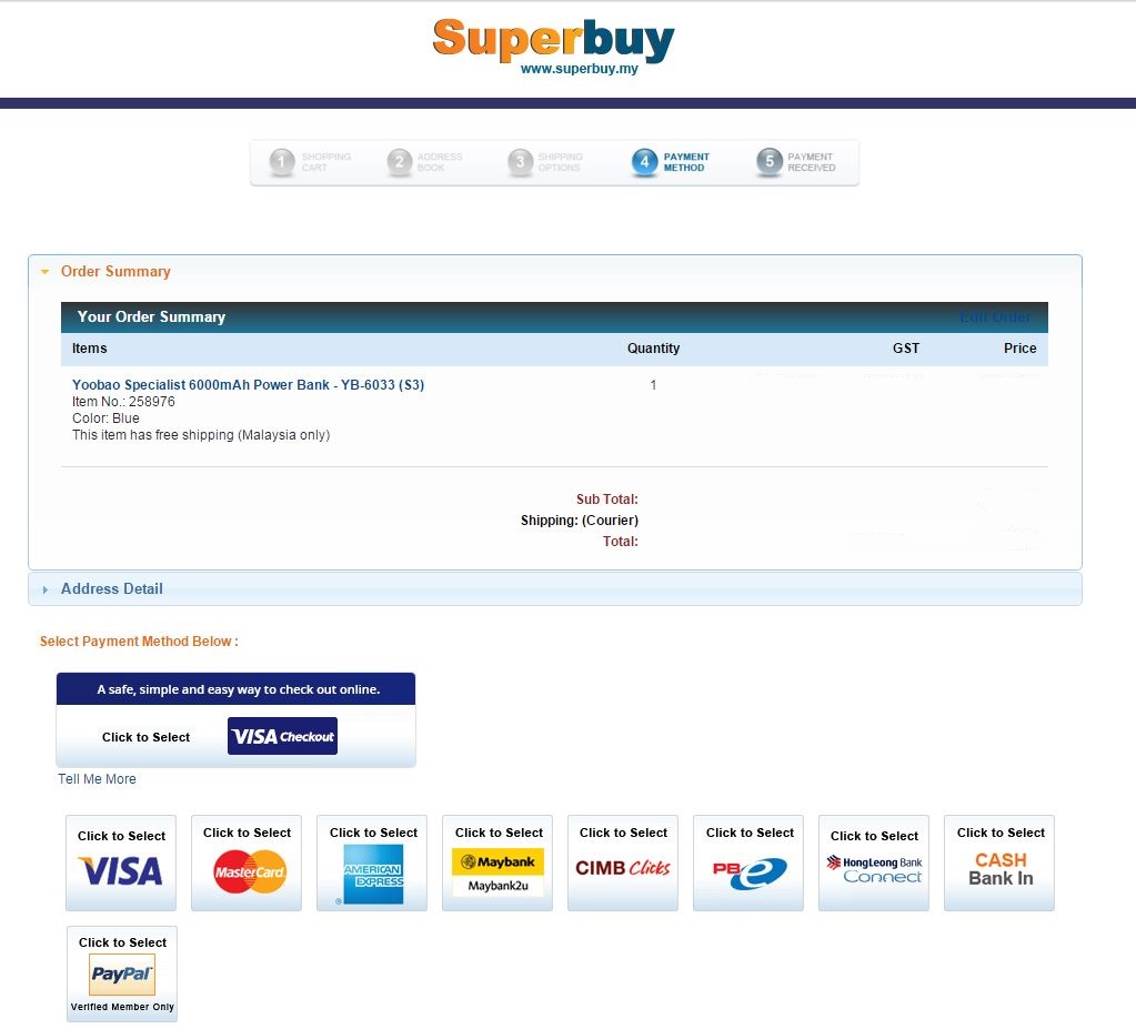 Superbuy: Visa Checkout is now available at Superbuy