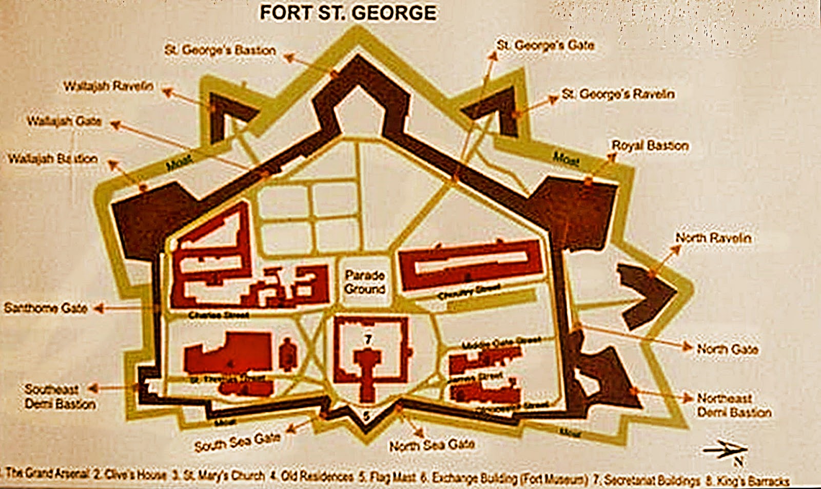 Muthusamy's Photo Stream: Evolution of Fort St.George 1939 (As ...