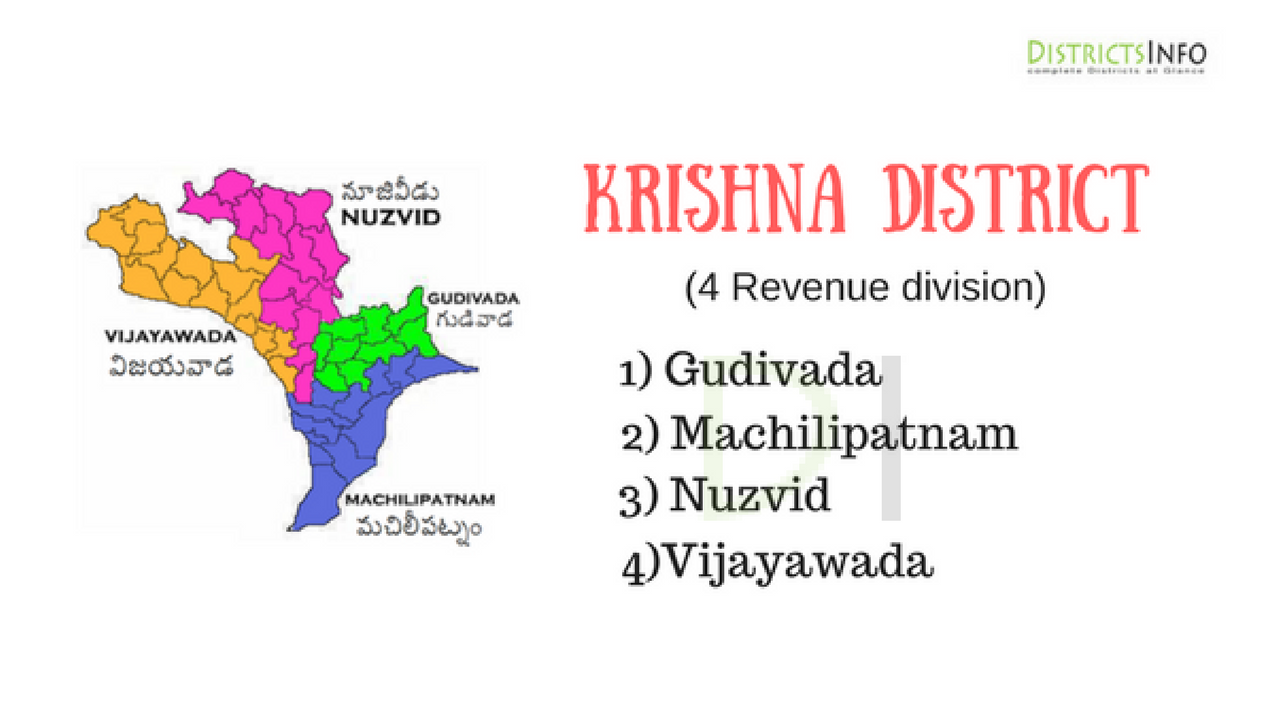 Krishna District Revenue Divisions and Mandals - AP Info