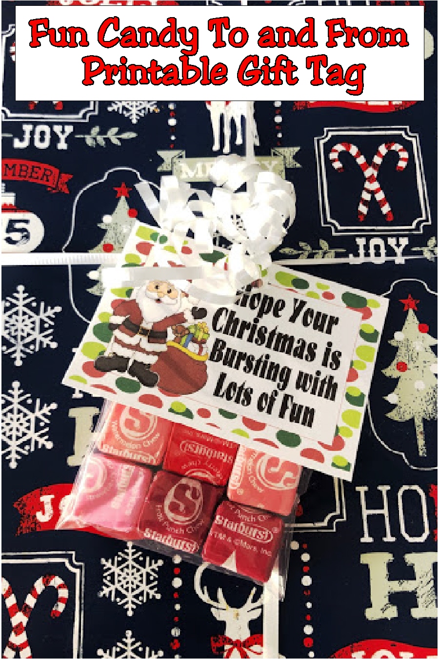 DIY Party Mom: Printable Candy Gift Tag that's Bursting with Fun