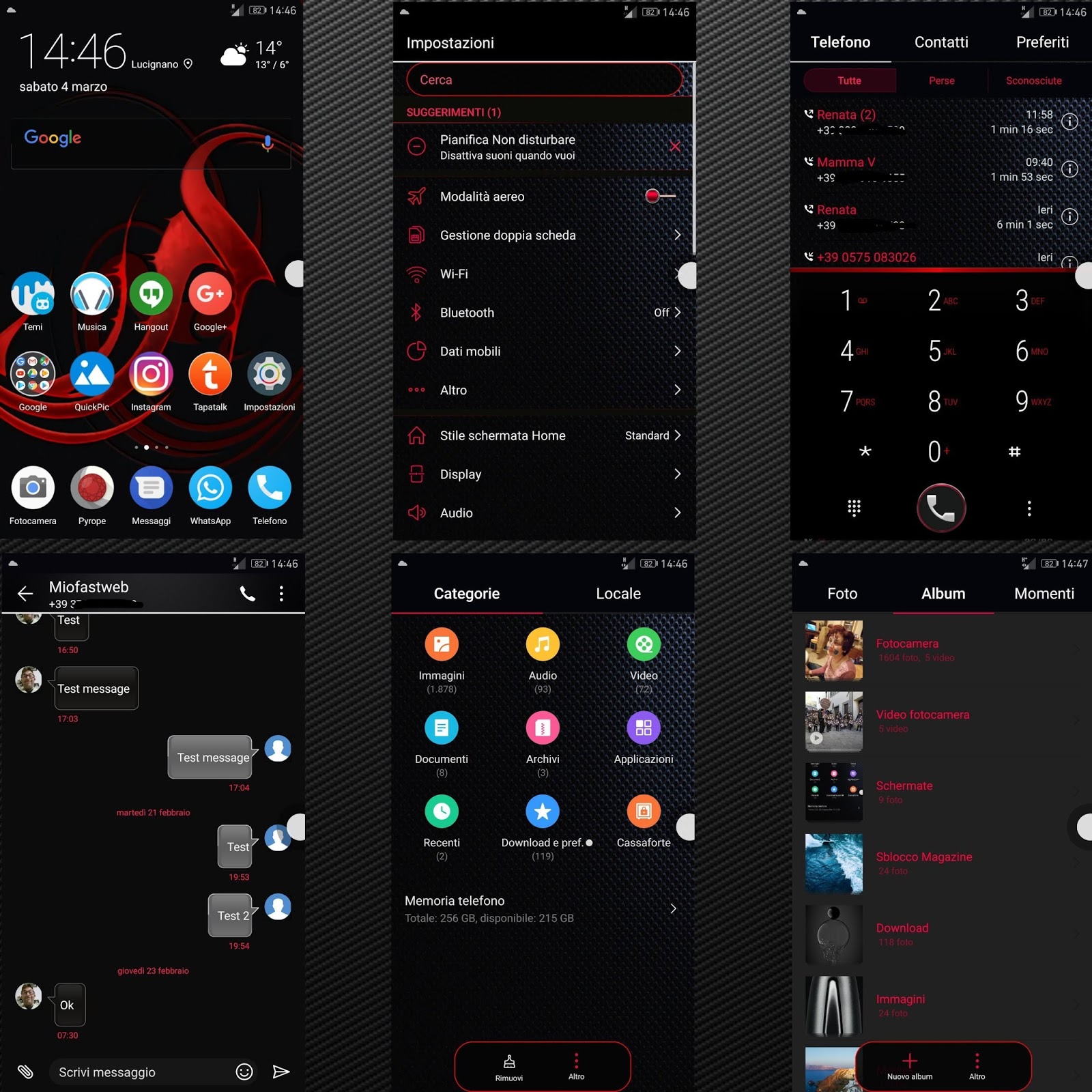 HuaweiThemess: Red Devil Dark Theme for EMUI 5.0/5.1