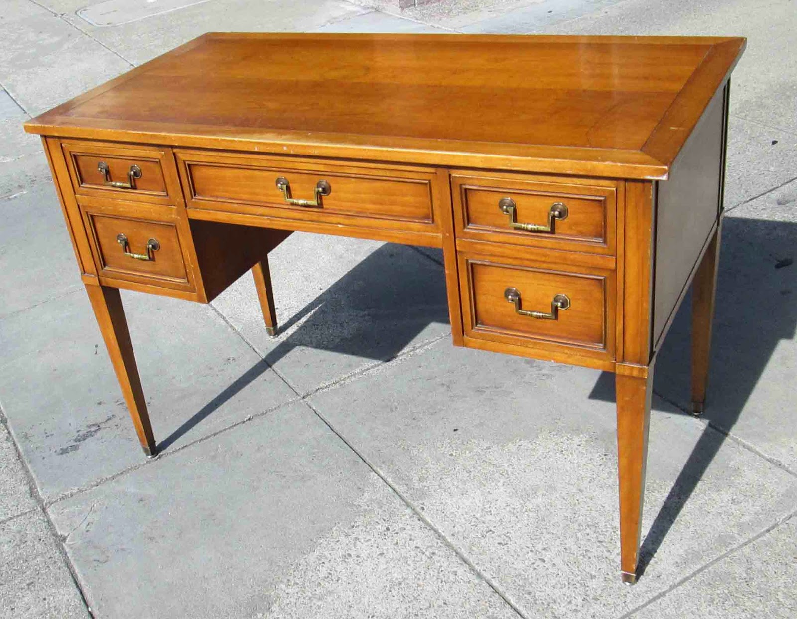 UHURU FURNITURE & COLLECTIBLES: SOLD Classical Revival Style Desk - $60