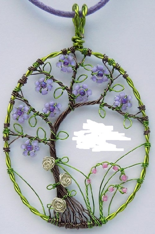 unique wire wrapping artwork ~ ideas arts and crafts projects