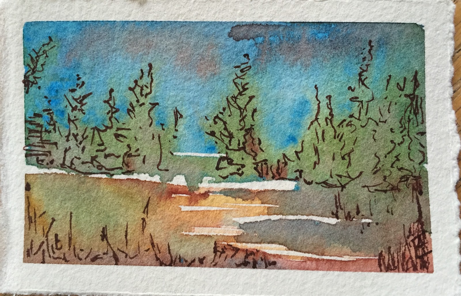 Scribbling With Spirit: Fifty Itty Bitty Paintings, Part Two