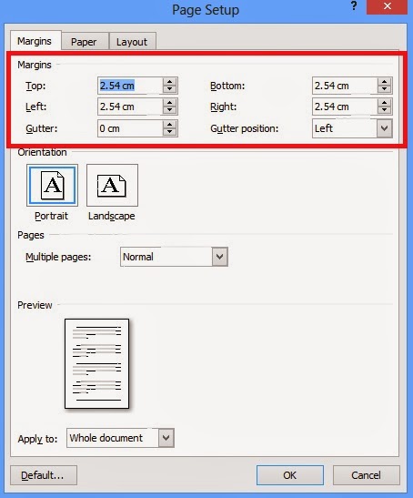 MENGATUR MARGIN [JARAK PENGETIKAN] PADA DOKUMEN MICROSOFT WORD 2007 ...
