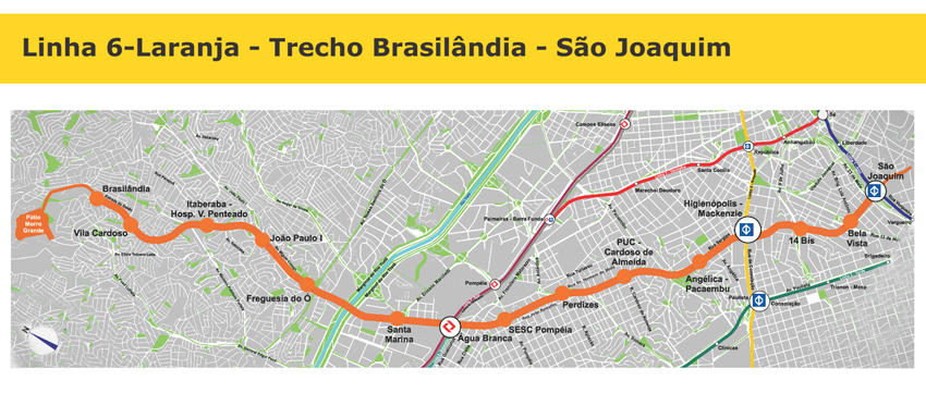 Meu Transporte News- Metrô: Obras da Linha 6-Laranja tem previsão de ...