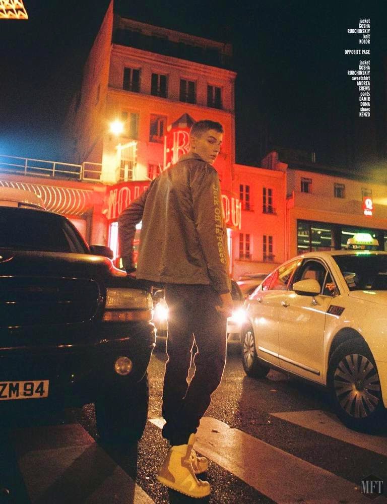 'Last Night in Pigalle': Adrien France para U+MAG No. 107