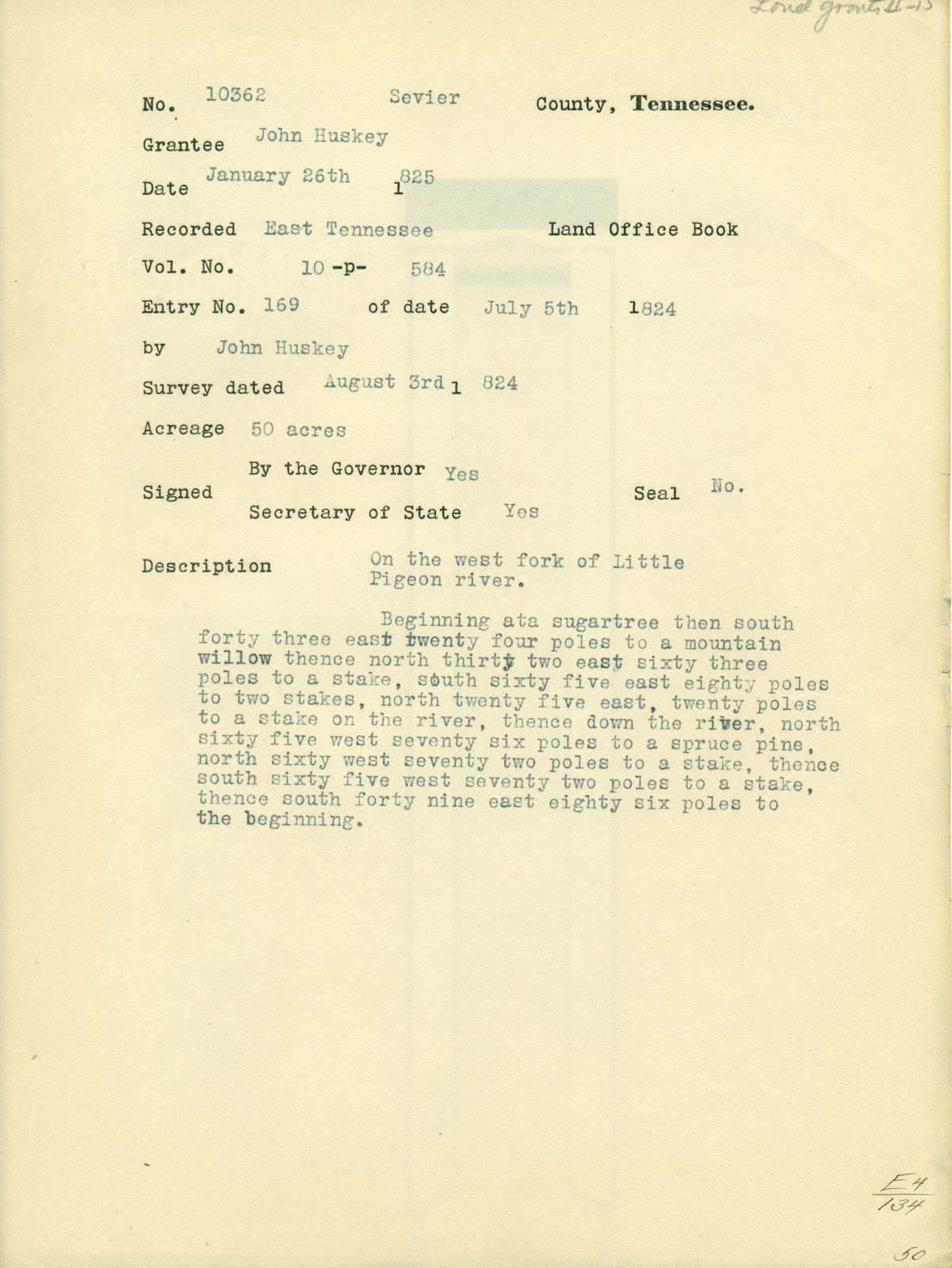 Huskey Roots: John Lewis and Peggy Hatcher (1792 - 1858)