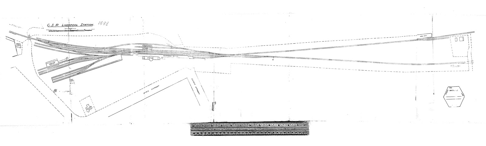Liverpool Railway Station: Development of Track Plans (courtesy of ARHS)