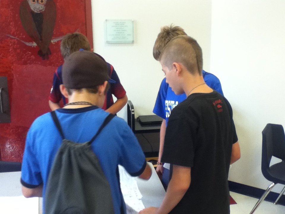 WFL Children's Room Blog: Middle school mini-comic from comics workshop!