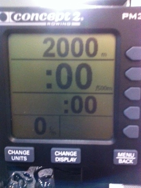 CrossFit St. Louis: 2K erg test: You Can Run (row) But You Can't Hide!