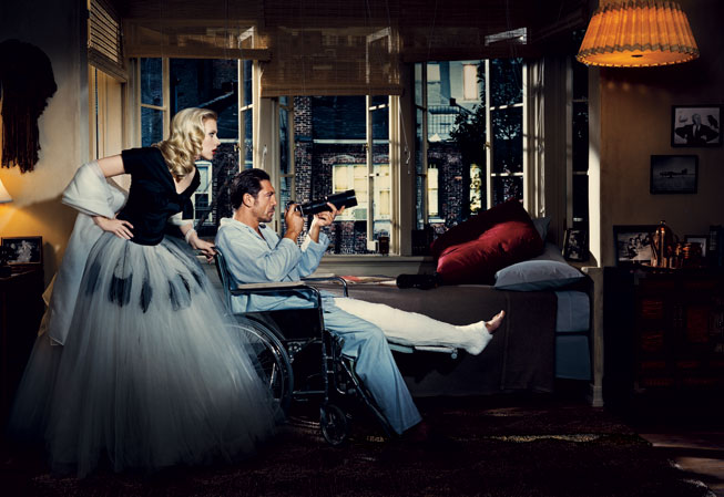 estética y estilismo: window dressing inspired by rear window
